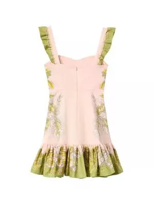 La DoubleJ Mini Gingerbread Dress In Swathe Botanical Print