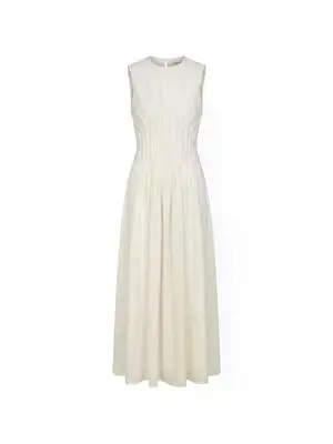 NICHOLAS Jordi Pleated Waist Midi Dress
