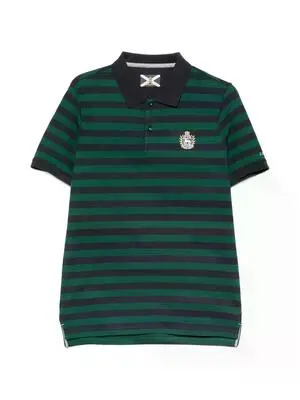 JOHNNY LAMBS Striped-pattern Polo Shirt