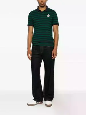 JOHNNY LAMBS Striped-pattern Polo Shirt