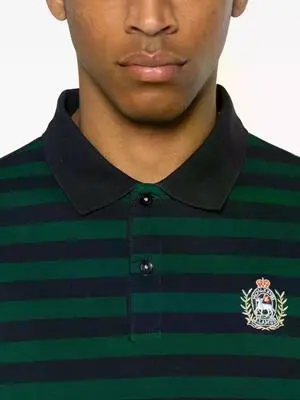 JOHNNY LAMBS Striped-pattern Polo Shirt