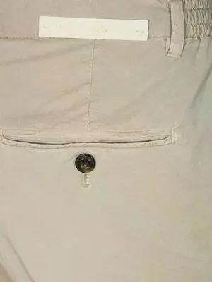 BRIGLIA 1949 Beige Drawstring Waist Shorts