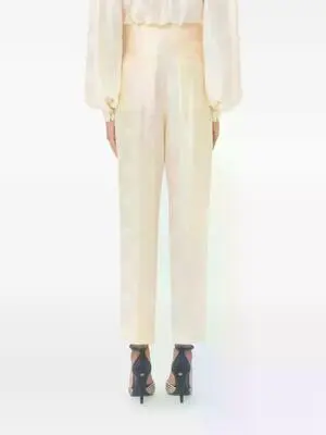 Valentino Garavani Striped Polka Dot Jacquard Pants