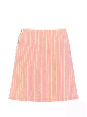 ERES Poolside Stripe Mini Skirt - Pink