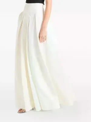 TEMPERLEY LONDON Elodie Pleated Maxi Skirt - Neutrals