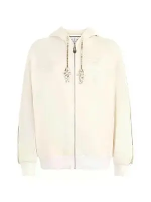 Philipp Plein Embellished Zip-up Hoodie