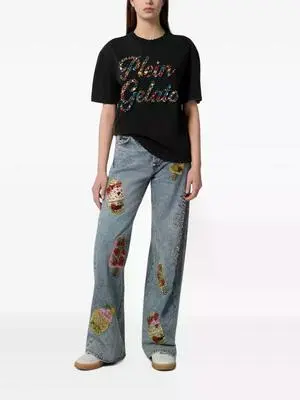 Philipp Plein Embellished T-shirt - Black