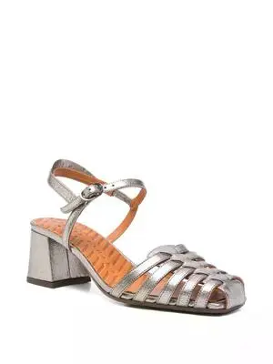Chie Mihara Metallic Cage Sandals