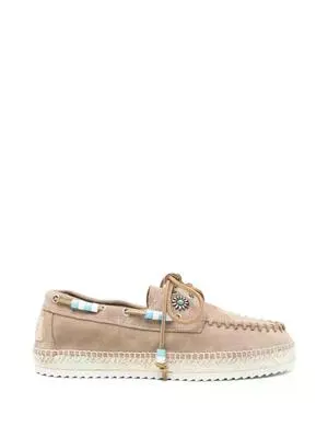 LAGOA Nautico Beaded Suede Boat Shoes