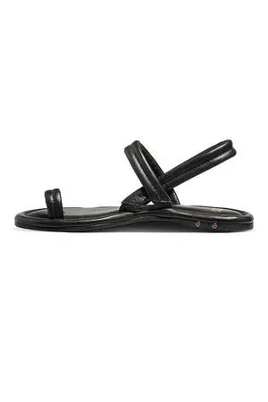 Beek Pavo Toe-loop Slides - Black