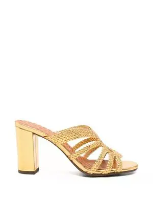 Chie Mihara Beloni Woven Metallic Sandals