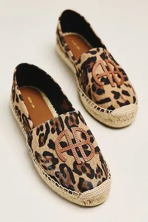 ANINE BING Paloma Print Espadrilles - Leopard