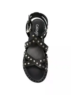 CARMELA Stud-embellished Leather Sandals