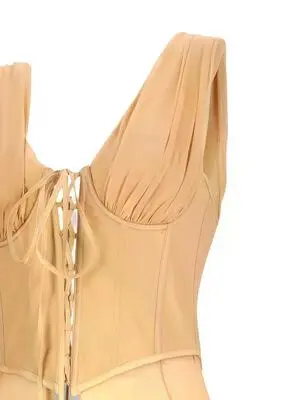 Giuseppe Di Morabito Sleeveless Lace-up Top