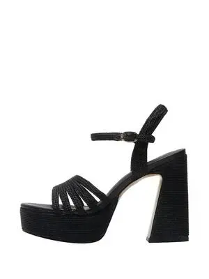 EMANUELLE VEE Emmanuelle Vee Multi-strap Platform Sandals
