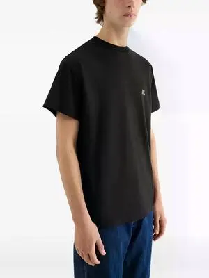 JIL SANDER Relaxed-fit Cotton Crew-neck T-shirt With Embroidered Jil Logo - Black