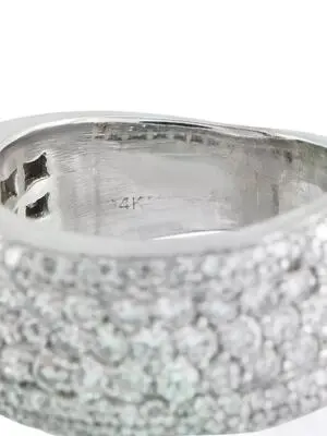 LB EXCLUSIVE 1.08 Carat Diamond Band Ring In 14k White Gold