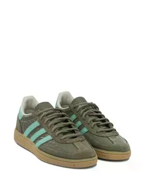 Adidas Handball Spezial Croc-effect Low-top Sneakers - Green