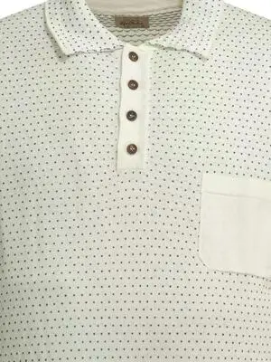 RAKKI Micro-patterned Chest-pocket Polo Shirt