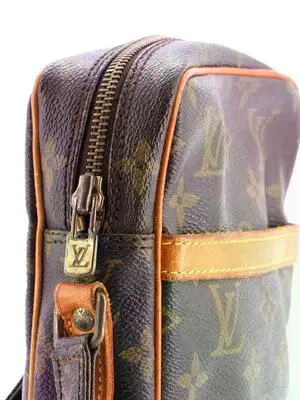 LOUIS VUITTON Danube Monogram Canvas Crossbody Bag