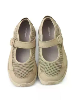 SALOMON Paneled Buckle-strap Sneakers - Neutrals