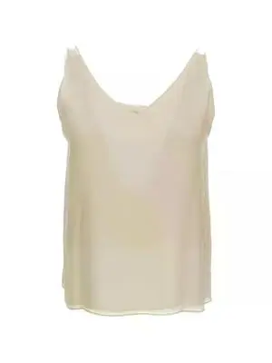 HUI MILANO Silk Spaghetti Strap Top
