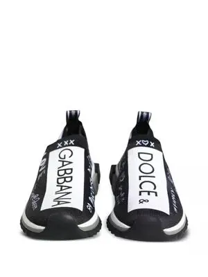 Dolce & Gabbana Sorrento Logo Print Sneakers