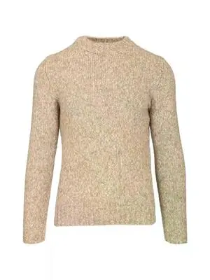 AL DUCA D’AOSTA 1902 Cream Chunky-knit Crew Neck Sweater