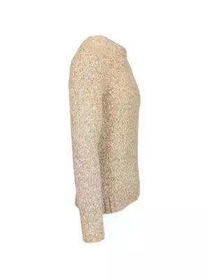 AL DUCA D’AOSTA 1902 Cream Chunky-knit Crew Neck Sweater