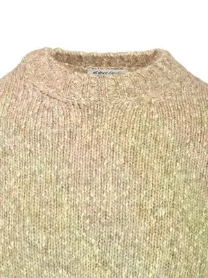 AL DUCA D’AOSTA 1902 Cream Chunky-knit Crew Neck Sweater