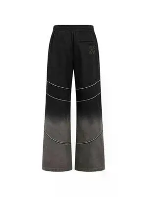 Off-White Gradient Effect Wide-leg Trousers