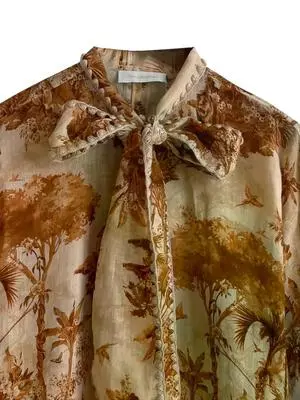 Zimmermann Safari Print Blouse