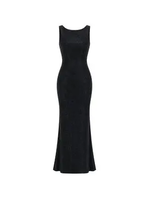 TWENTY FOURHAITCH Helios Crystal-embellished Maxi Dress