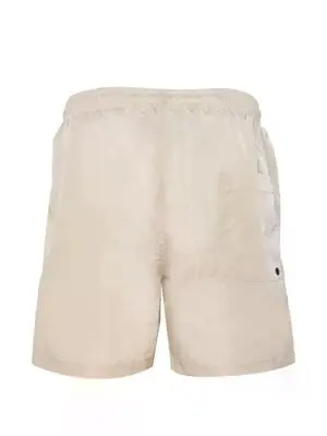 LOW BRAND Drawstring Swim Shorts With Logo Patch