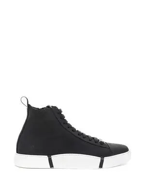 Roberto Cavalli Lace-up High-top Sneakers - Black
