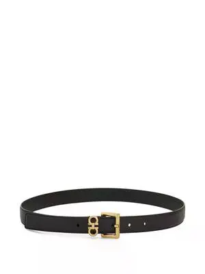 FERRAGAMO Gancini Buckle Leather Belt