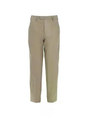 PT TORINO Pressed-crease Straight-leg Trousers - Neutrals