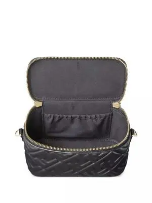 Fendi Ff-embossed Leather Make-up Bag