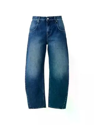 CYCLE Aida Faded Wide-leg Jeans - Blue