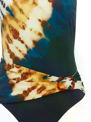 ALEMAIS Martine Tie-dye Halterneck Swimsuit