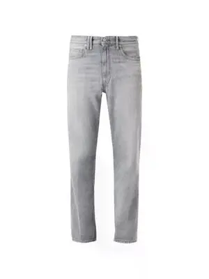 CYCLE Washed-effect Straight-leg Jeans - Grey