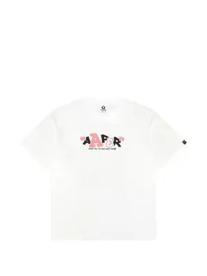 AAPE BY *A BATHING APE Aaper Graphic-print T-shirt - White