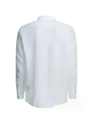 Zegna Mandarin-collar Chest-pocket Shirt