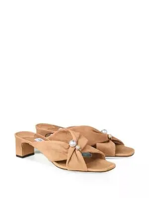 JIMMY CHOO Rafi 45 Suede Sandals