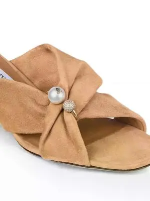 JIMMY CHOO Rafi 45 Suede Sandals