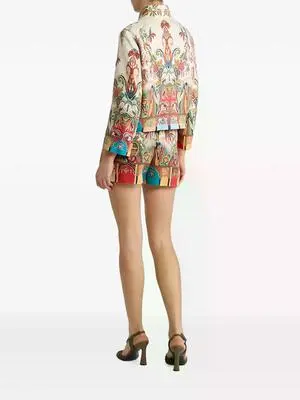 Etro Paisley-print Cropped Jacket