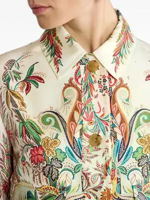 Etro Paisley-print Cropped Jacket