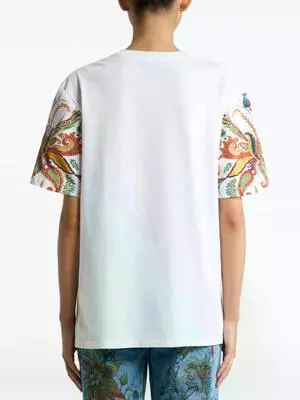 Etro Paisley-print Cotton T-shirt