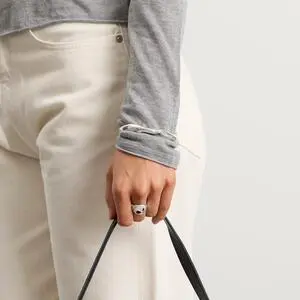 SIMUERO Globo Cuff Bracelet In Recycled Sterling