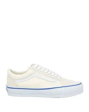 VANS Low-top Sneakers In Leather And Textile Fibers - Ivory